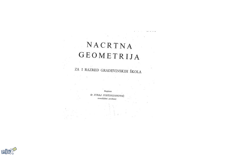 Nacrtna geometrija za 1 razred gradjevinskih skola - E-knjige - OLX.ba