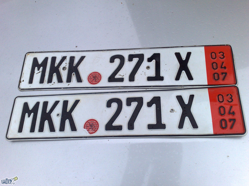 REGISTARSKE TABLE COLL njemacka colke registracijske plocice tablice ...